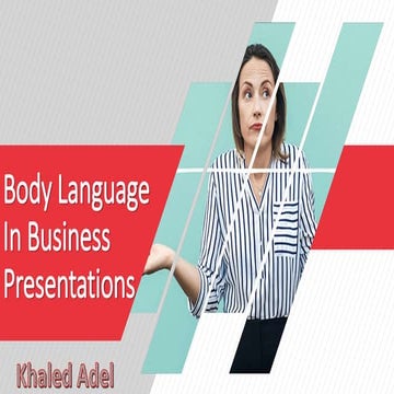 Body Language For Presentation Pptx