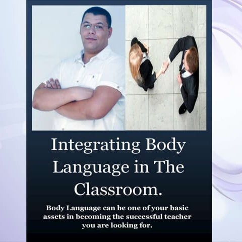 Body language for teachers | PPTX