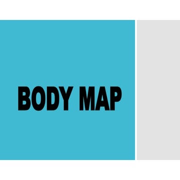 BODY MAP.pptxsassedfddddffgfgfgfgsssssssss | PPTX