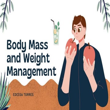 Body Mass and Weight Management.pptx