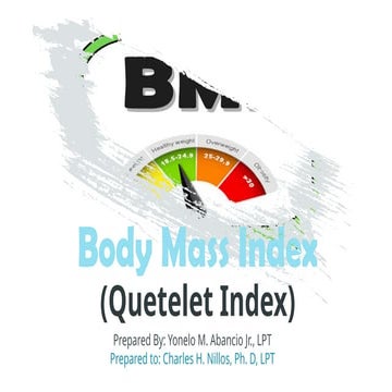 body mass index (HEALTH RELATED FITNESS COMPONENT).pptx