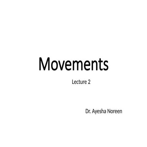 Body movements- body mechanics along with description | PPT