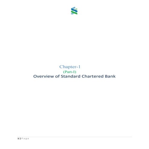 Customer Relationship Management of Standard Chartered Bank and its ...