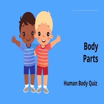 Interactive Human Body Parts Quiz for Learning and Fun | PPTX