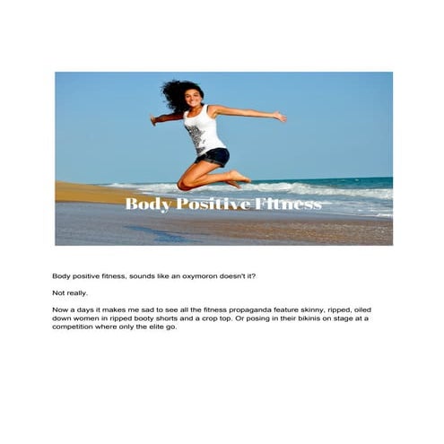 Body positive fitness | PDF