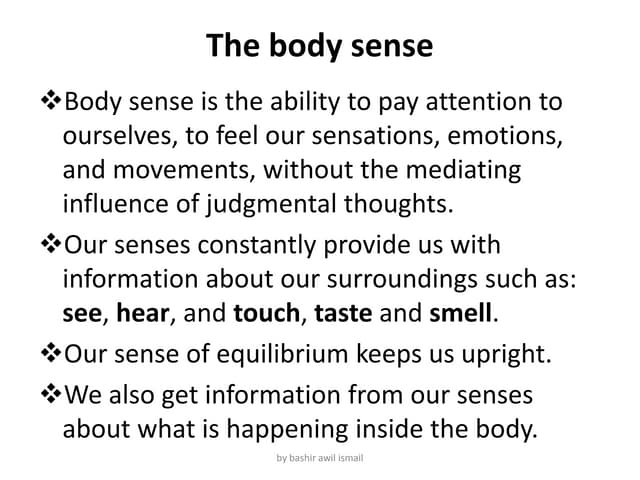 The five senses of the human body | PDF