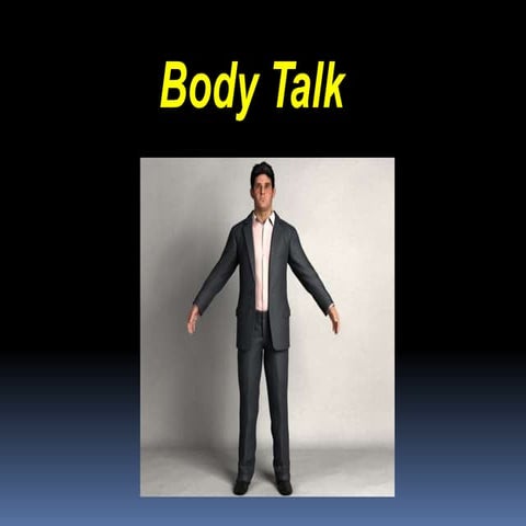 Body talk - Body Language | PPT
