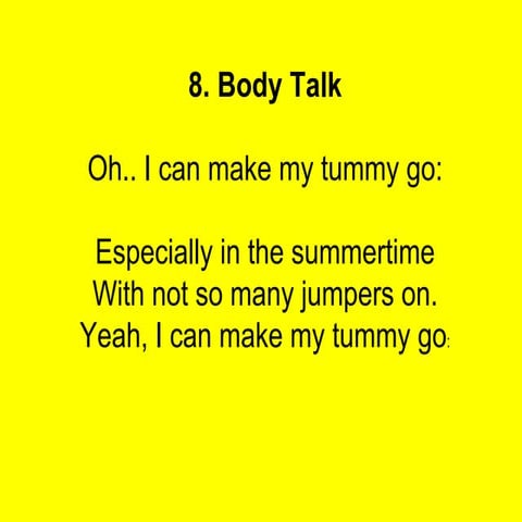 Body talk | PPT