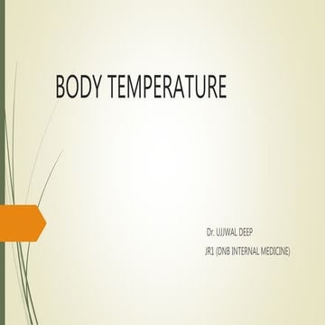 Body temperature | PPTX