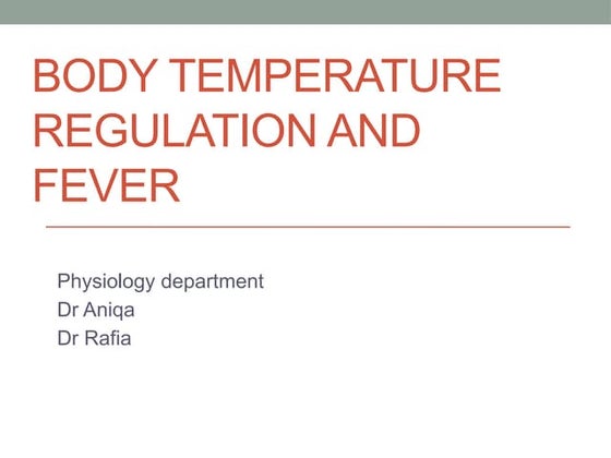 TemperatureRegulation.ppt