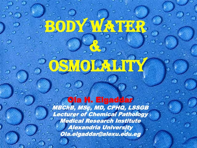 Filtration, diffusion, and osmosis | PPTX