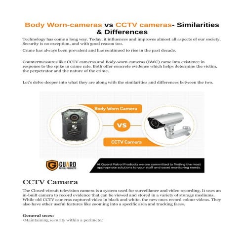 Body Worn-cameras vs CCTV cameras.pdf