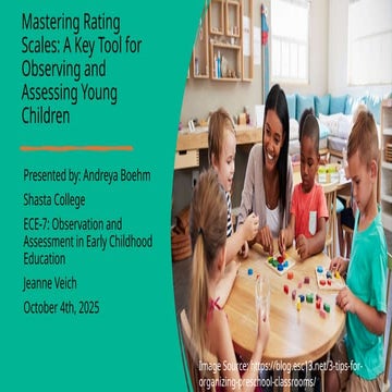 Mastering Rating Scales in ECE - A Presentation | PPTX