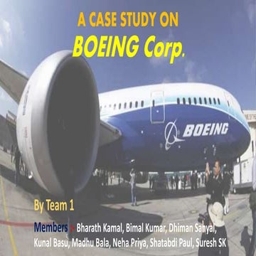 Boeing: The Downfall & The Rise - Just in Case'24 Global Case Study ...