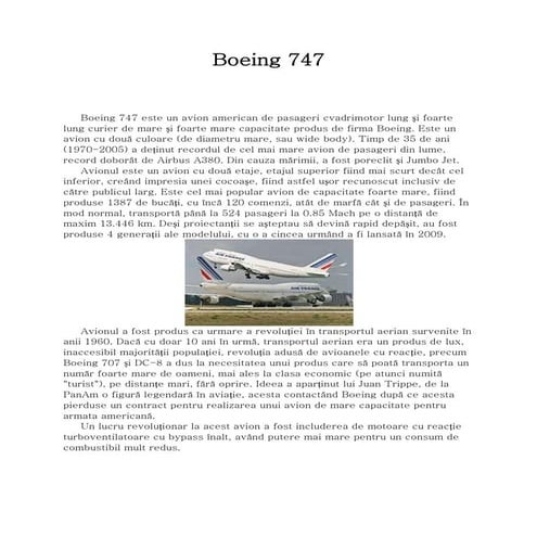 Boeing 747 | PDF
