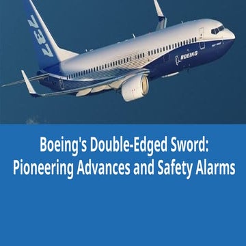 Boeing Corporate Governance: Case Stugy Boeing's Double-Edged Sword | PPTX