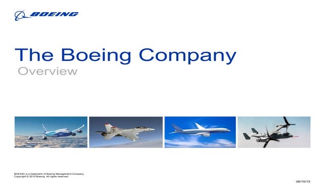 Presentation on Boeing | PPT