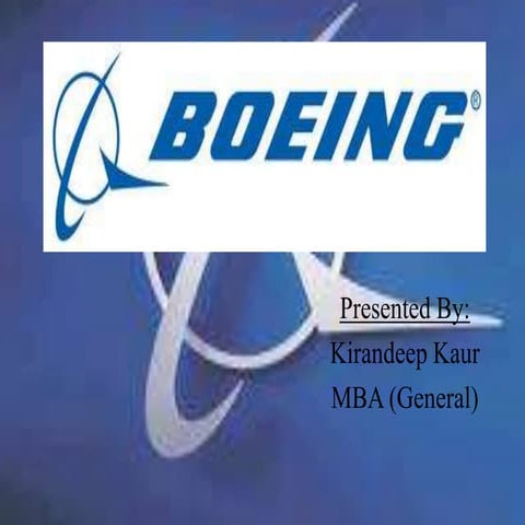 Boeing presentation | PPTX