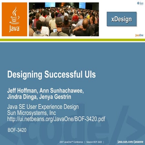 JavaOne 2007 BOF Session | PPT
