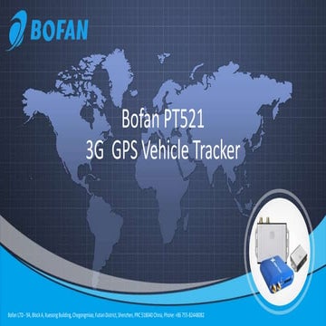 Bofan PT521 3G GPS Vehicle Tracker | PPT