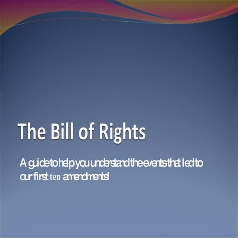 Bill Of Rights | PPTX