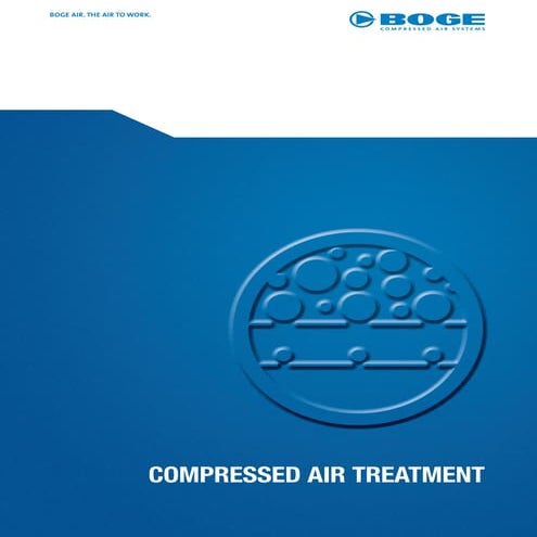 Boge Compressed Air Treatment Products | PDF