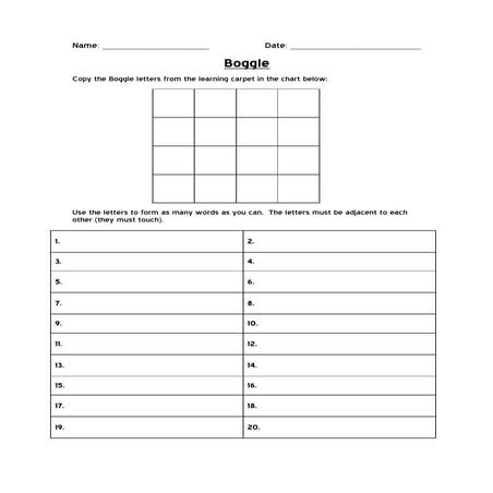 Boggle | PDF | Free Download