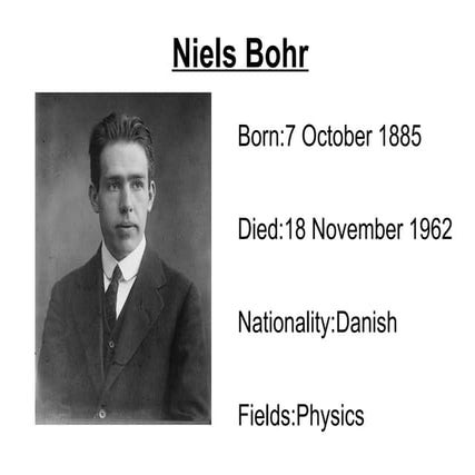 Bohr | PDF