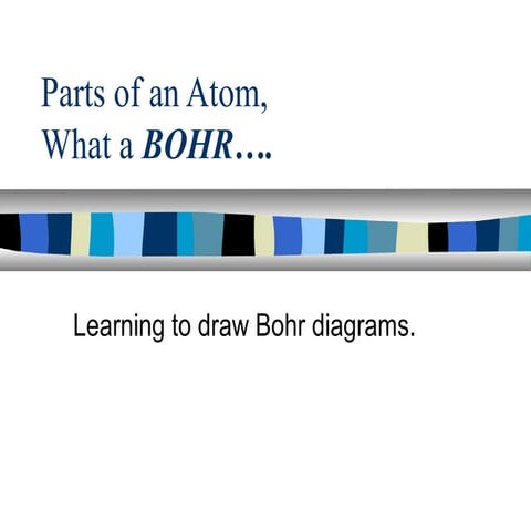 Bohr diagrams | PPT