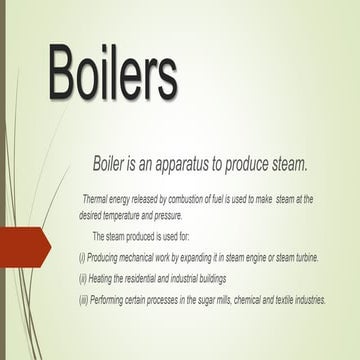 Boilers | PPTX
