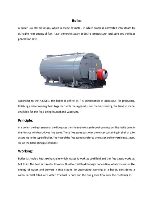 A complete presentation on Boiler. | PPT