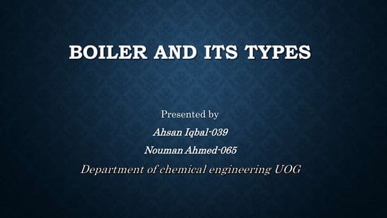 Types of Steam boiler | PDF