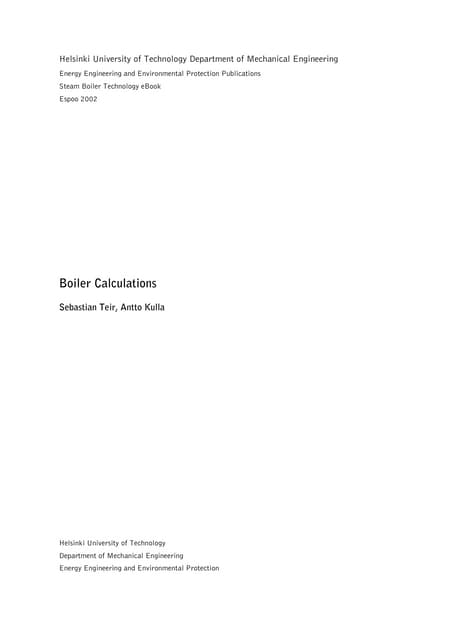 Boiler design-calculation 3 | PDF