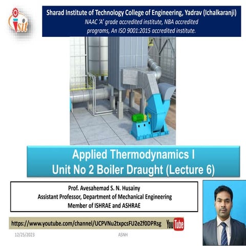 Boiler Draught (Types, construction and working) | PPTX