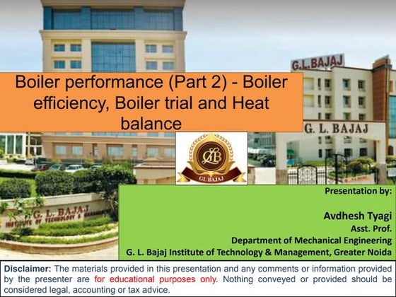 Boiler performance (Part 1) - Equivalent evaporation - Notes | PDF ...