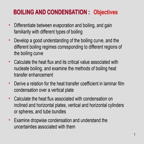 BOILING AND CONDENSATION BOILING AND CONDENSATION | PPT
