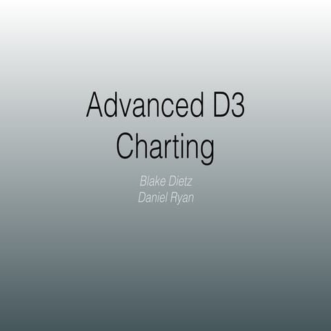 Advanced D3 Charting | PPT
