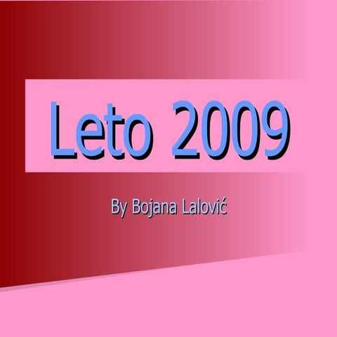 Bojanina Prezentacija | PPT