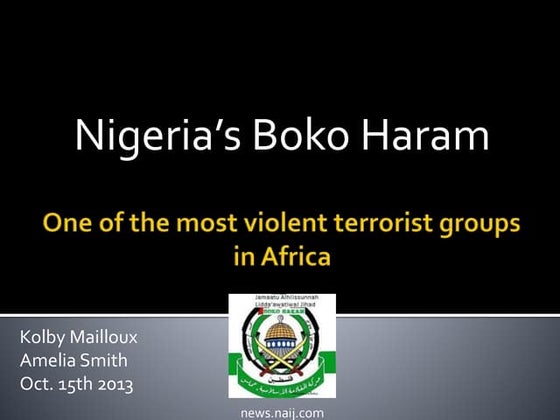 Boko Haram Conflict | PPT