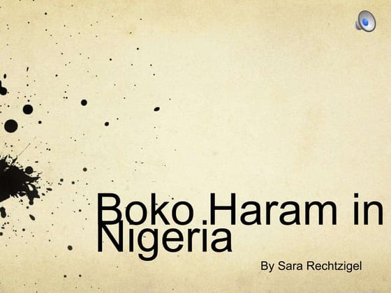 Boko Haram Conflict | PPTX