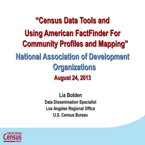 Selecting Rural Data in data.census.gov, April 2024 | PPTX
