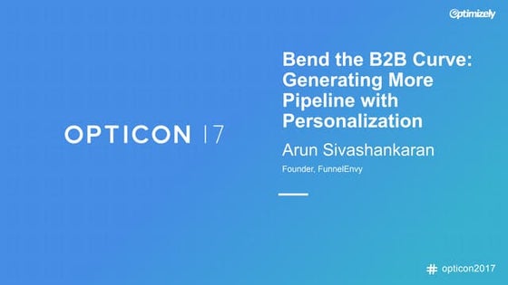 Opticon 2017 Driving Bottom Line Impact | PPT