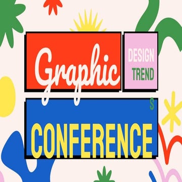 Bold Modern Graphic Design Trends Conference Presentation | PPTX