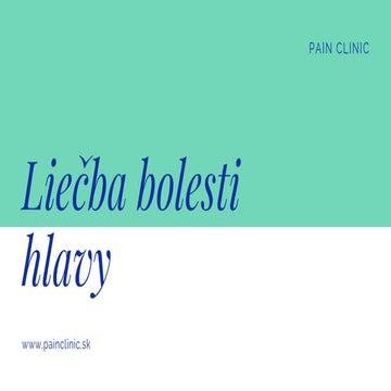 Liecba bolesti hlavy | PDF