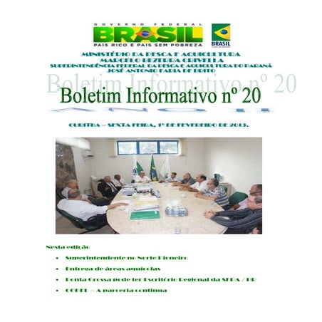 Boletim informativo nº 20 | PDF