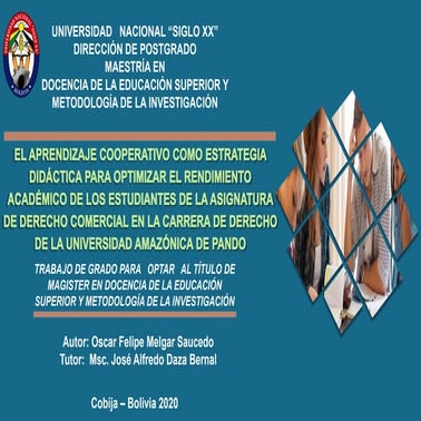Presentación en Power Point para Defensa de Tesis de Administración | PDF