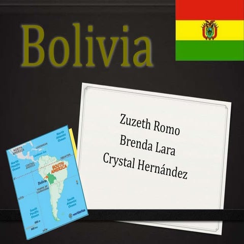 Bolivia project 1 | PPT