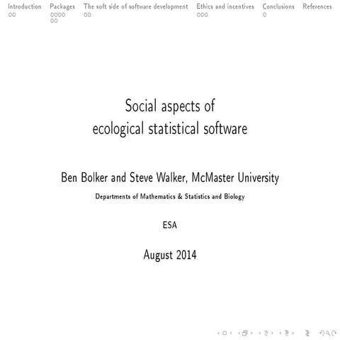 Bolker esa2014 | PPT