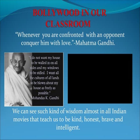 Bollywood in our classroom | PPT
