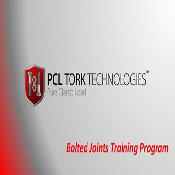 Bolted joints training slides | PDF